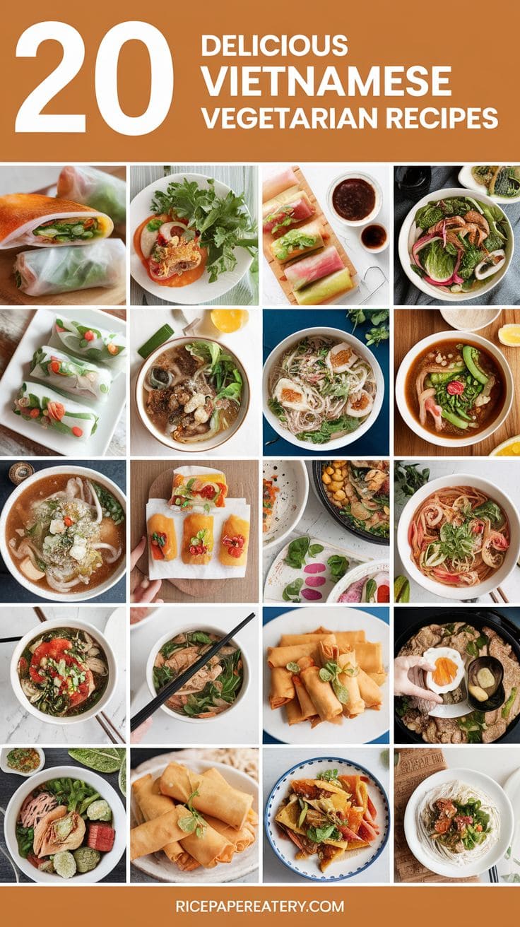 20 Delicious Vietnamese Vegetarian Recipes to Try Today - Rice Paper Eatery