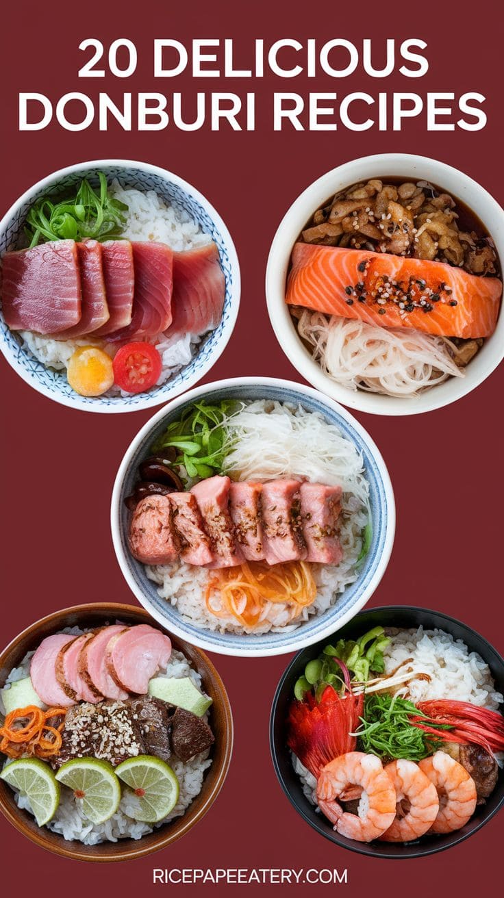 20 Delicious Donburi (Japanese Rice Bowl) Recipes to Try at Home - Rice Paper Eatery