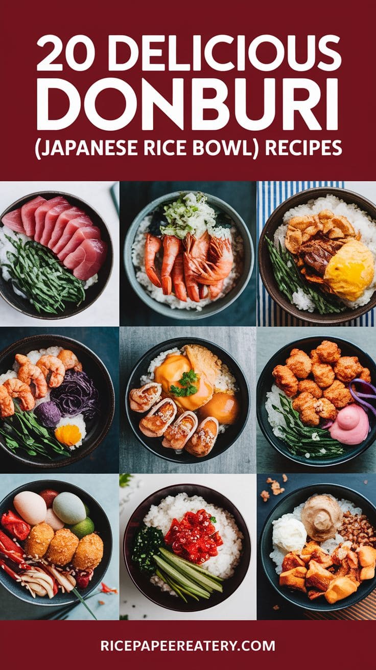 20 Delicious Donburi (Japanese Rice Bowl) Recipes to Try at Home - Rice Paper Eatery