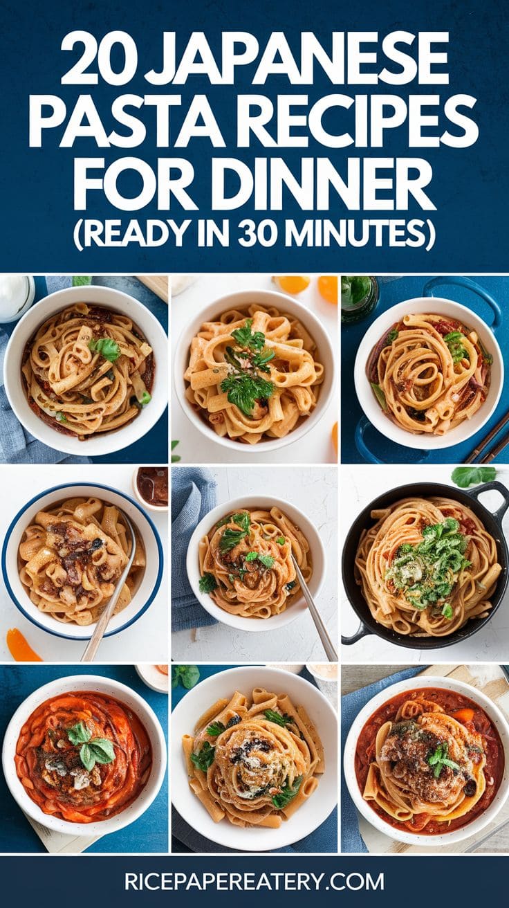 20 Delicious Japanese Pasta Recipes Ready in 30 Minutes - Rice Paper Eatery