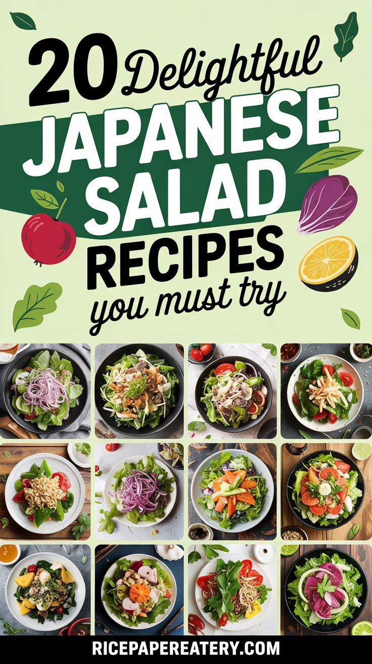 20 Delightful Japanese Salad Recipes You Must Try - Rice Paper Eatery