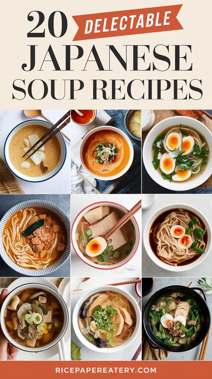 20 Delectable Japanese Soup Recipes You Must Try - Rice Paper Eatery