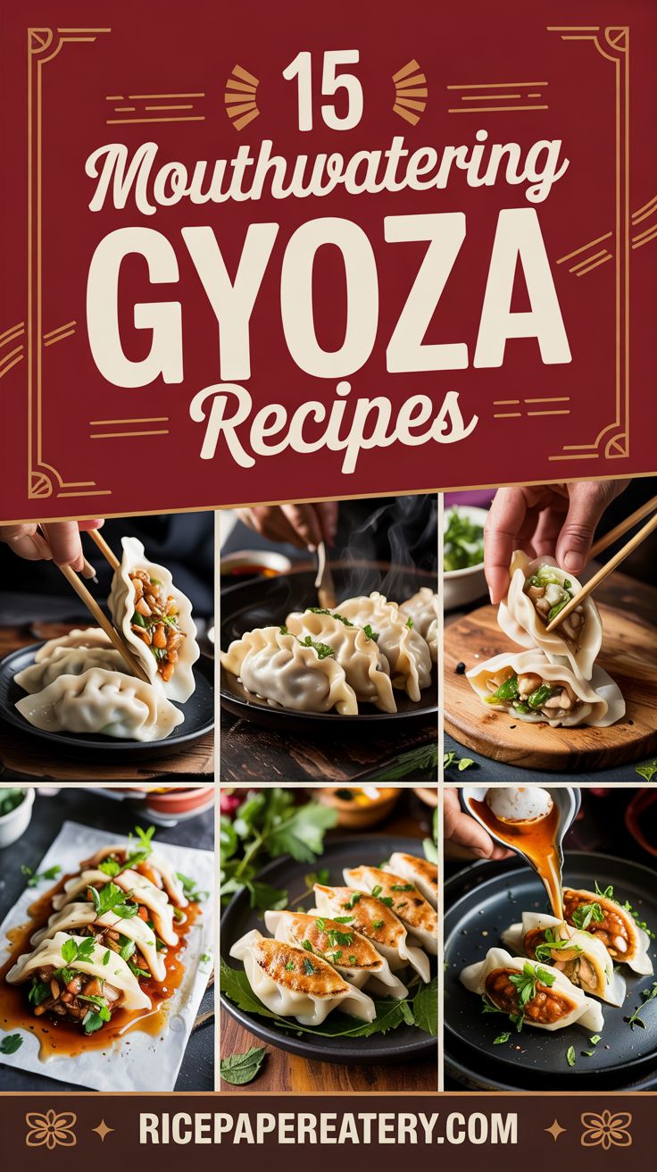 15 Mouthwatering Gyoza Recipes You Need to Try - Rice Paper Eatery