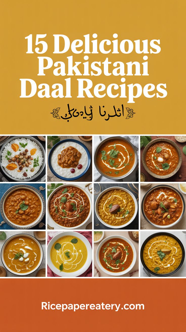 15 Delicious Pakistani Daal Recipes You Must Try - Rice Paper Eatery