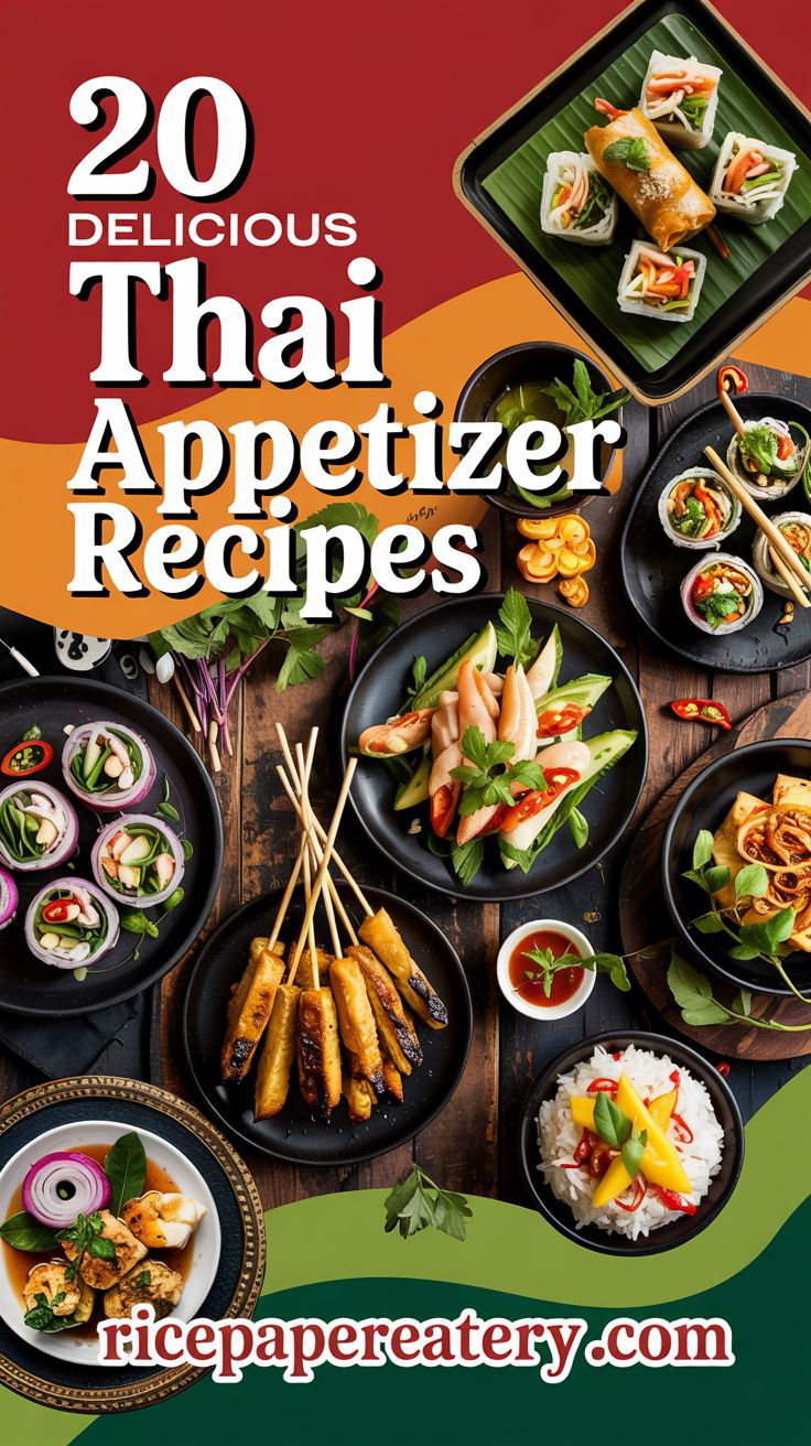 20 Delicious Thai Appetizer Recipes You Must Try - Rice Paper Eatery