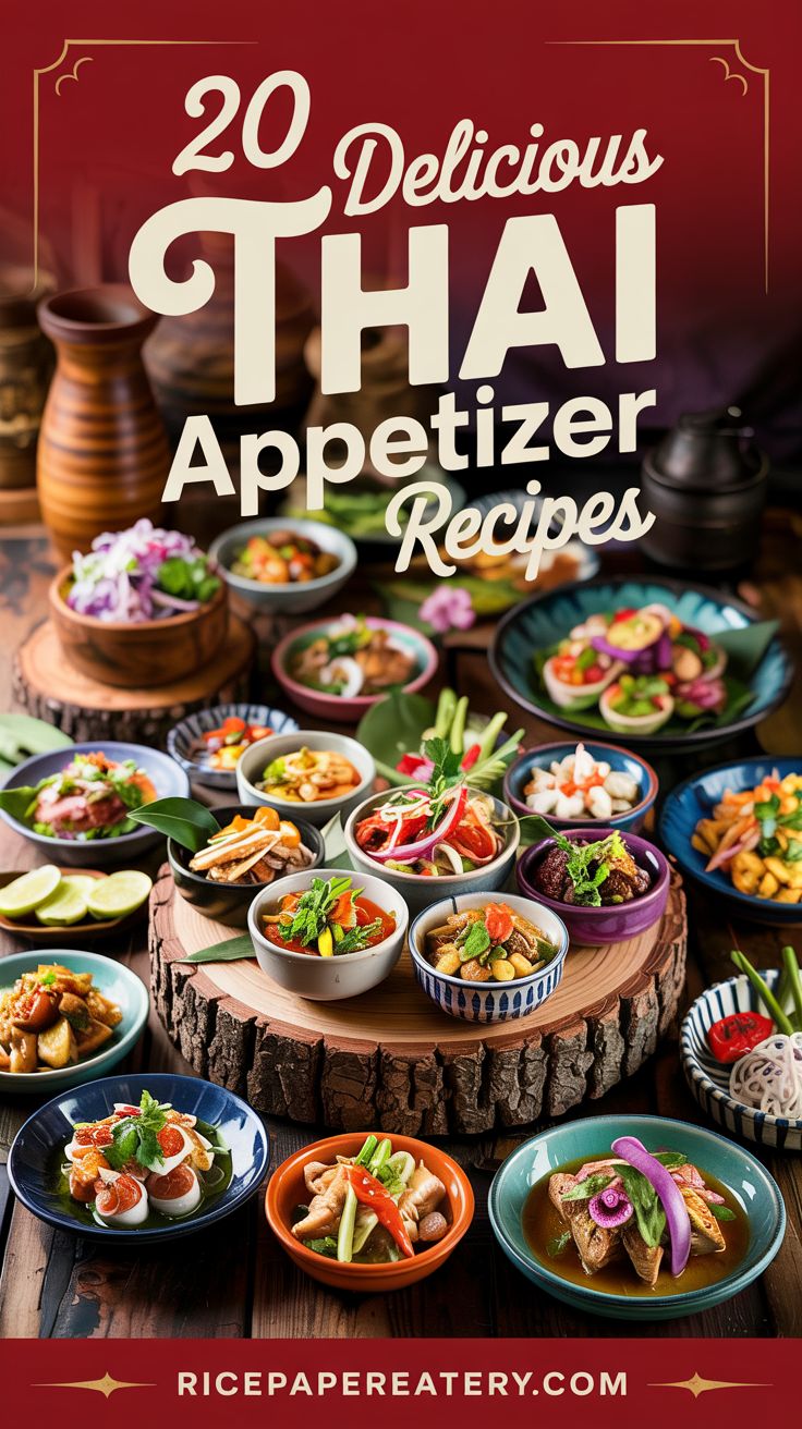 20 Delicious Thai Appetizer Recipes You Must Try - Rice Paper Eatery