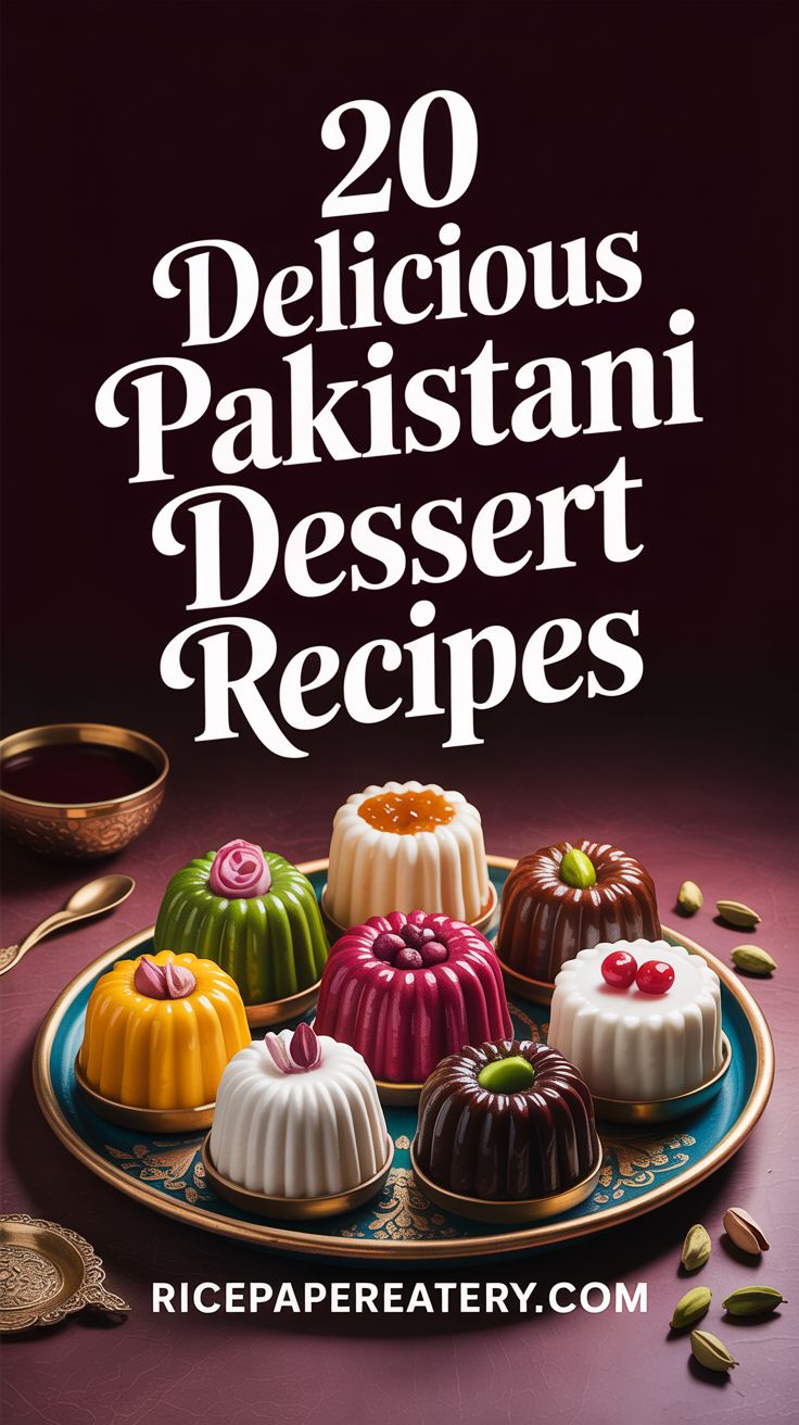 20 Delicious Pakistani Dessert Recipes You Must Try - Rice Paper Eatery