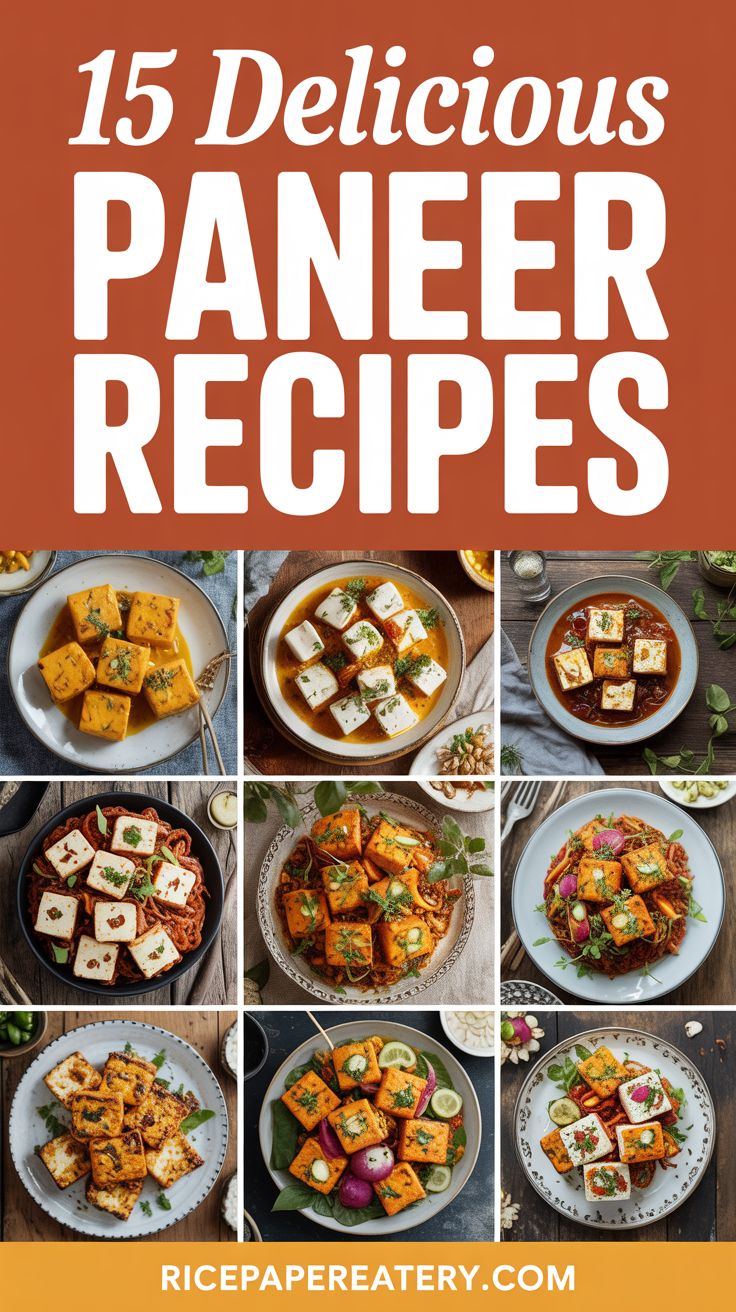 15 Delicious Paneer Recipes You Need to Try - Rice Paper Eatery