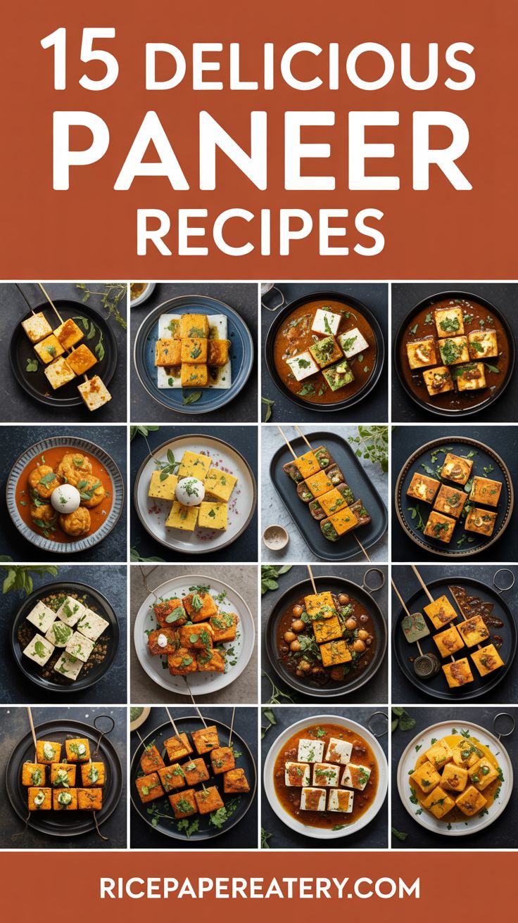 15 Delicious Paneer Recipes You Need to Try - Rice Paper Eatery
