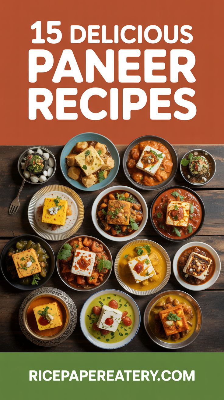 15 Delicious Paneer Recipes You Need to Try - Rice Paper Eatery