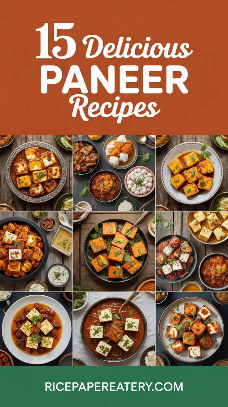 15 Delicious Paneer Recipes You Need to Try - Rice Paper Eatery